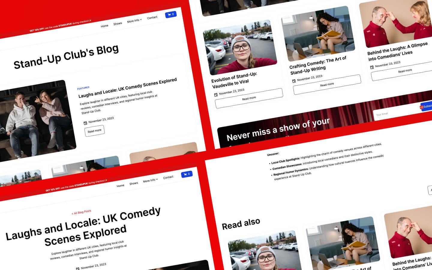 StandUp - Event HTML5 Responsive Website Template