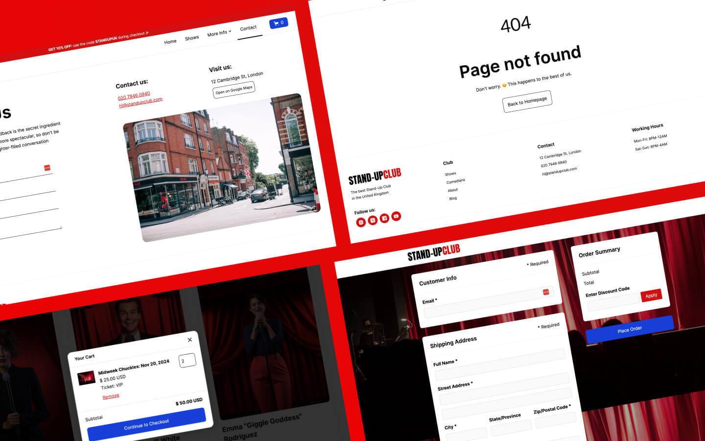 StandUp - Event HTML5 Responsive Website Template