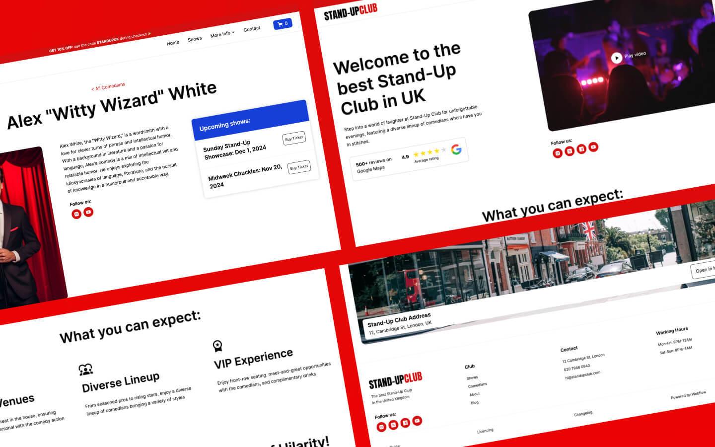 StandUp - Event HTML5 Responsive Website Template