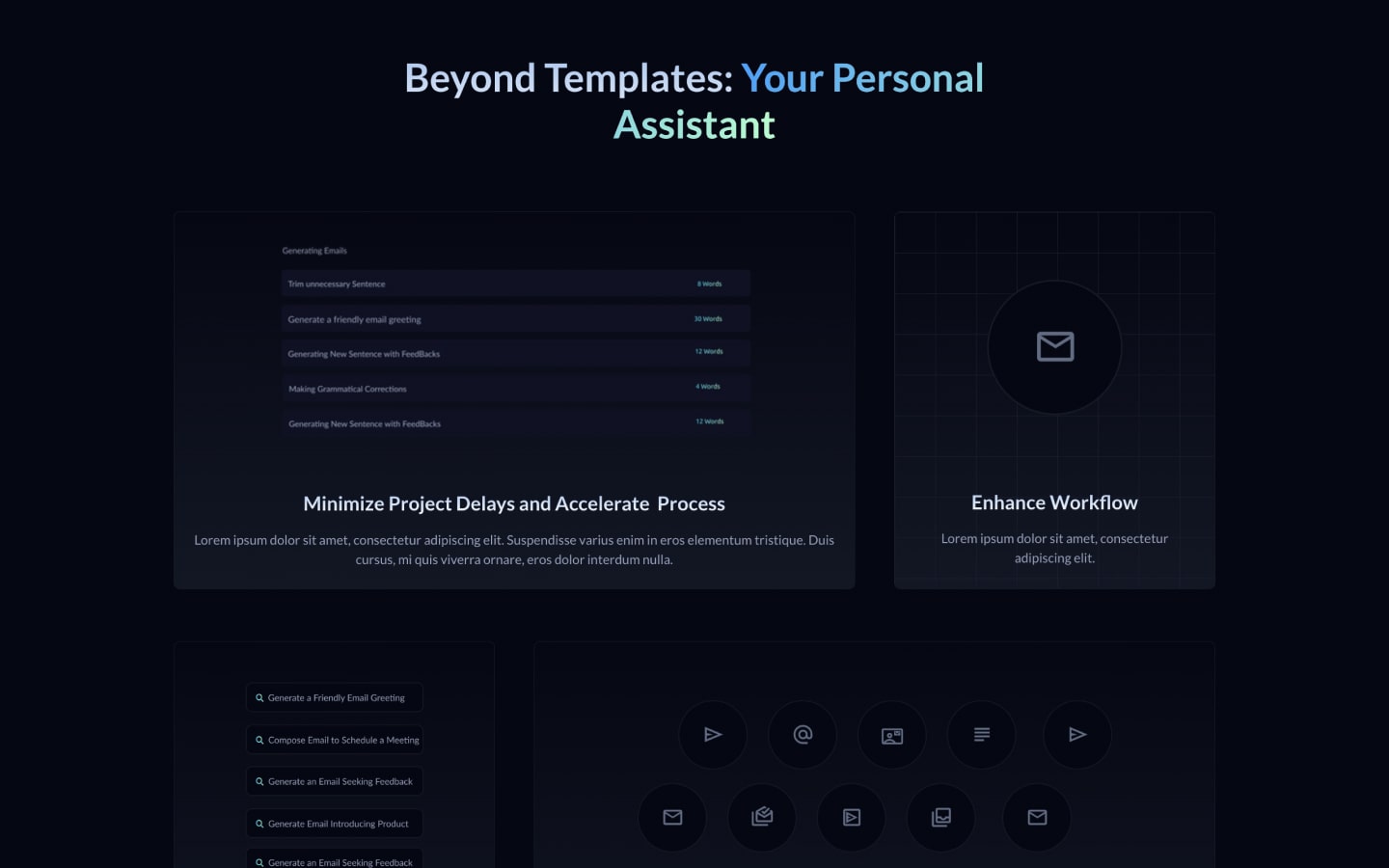 AI Email - SaaS HTML5 Responsive Website Template