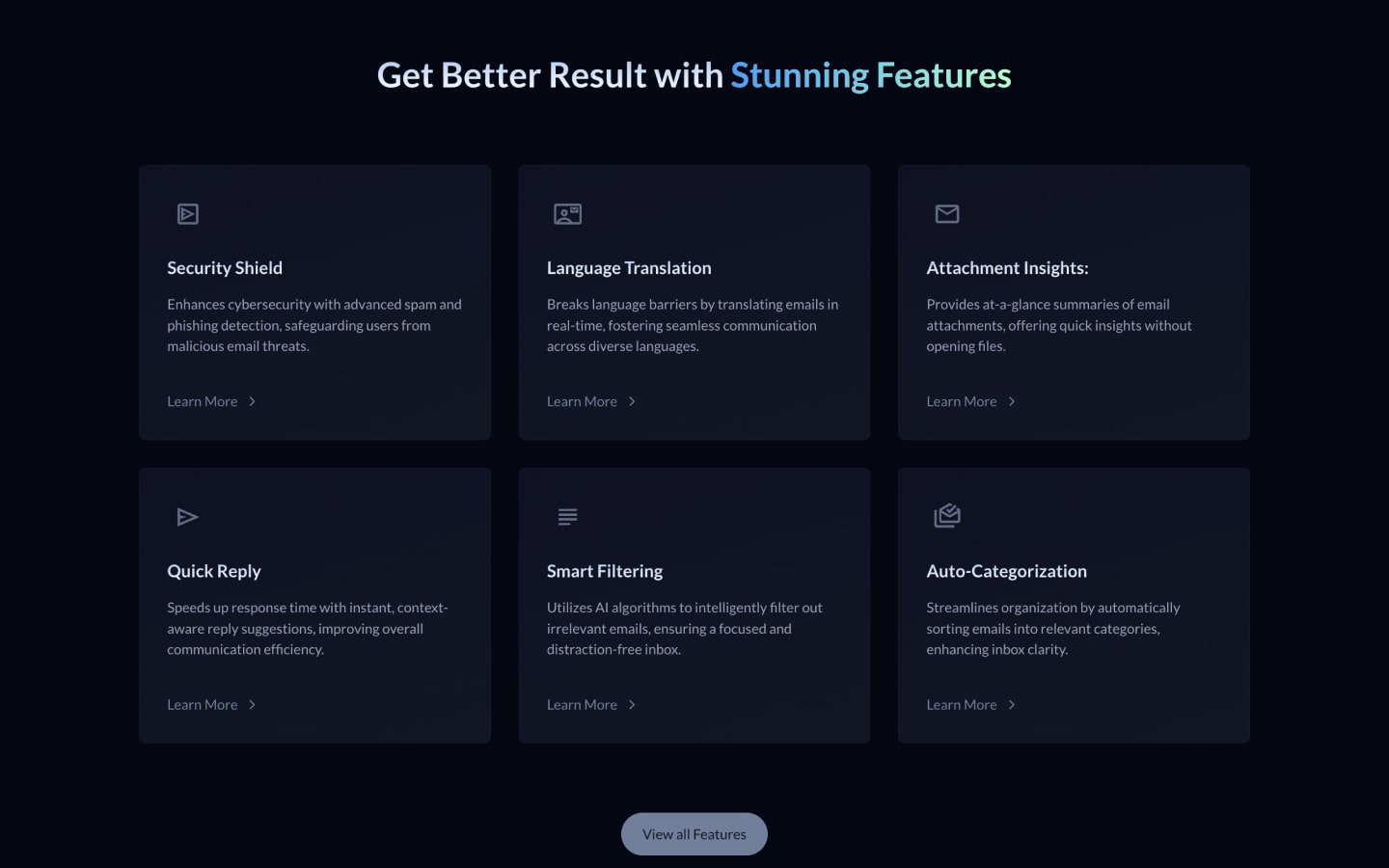 AI Email - SaaS HTML5 Responsive Website Template