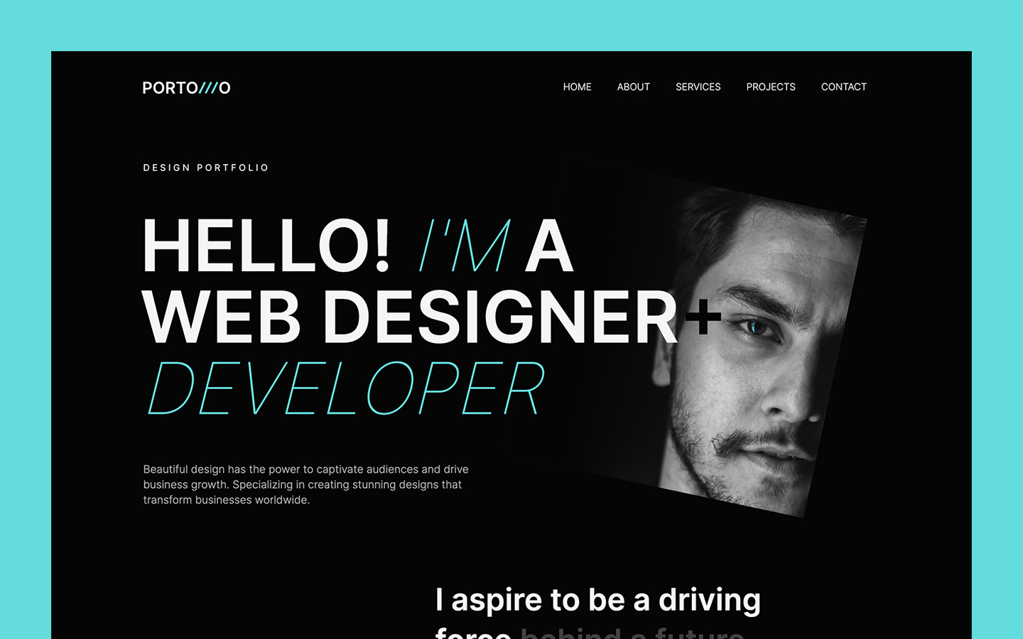 Portolio - Portfolio HTML5 Responsive Website Template