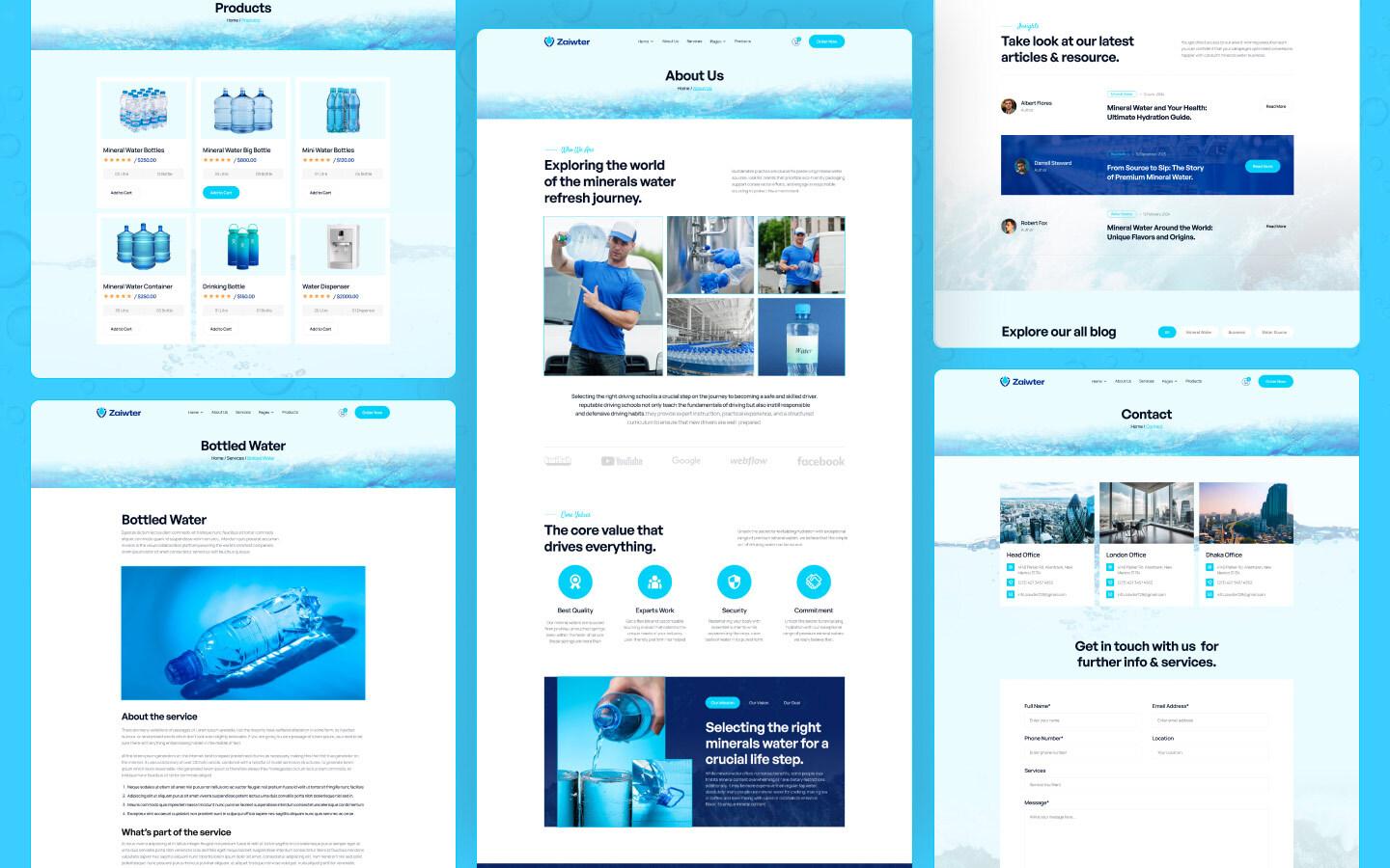 Zaiwter - Small Business HTML5 Responsive Website Template