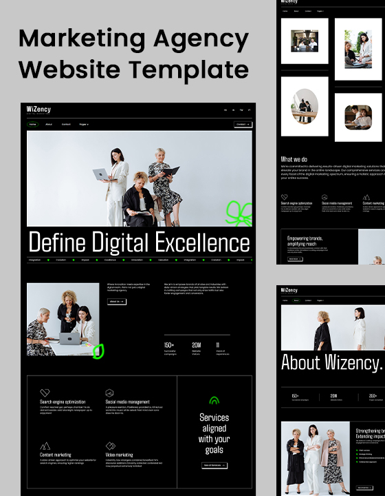 Wizency - Agency HTML5 Responsive Website Template