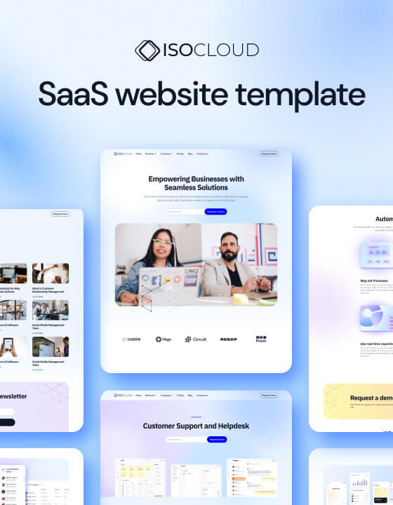 IsoCloud - SaaS HTML5 Responsive Website Template