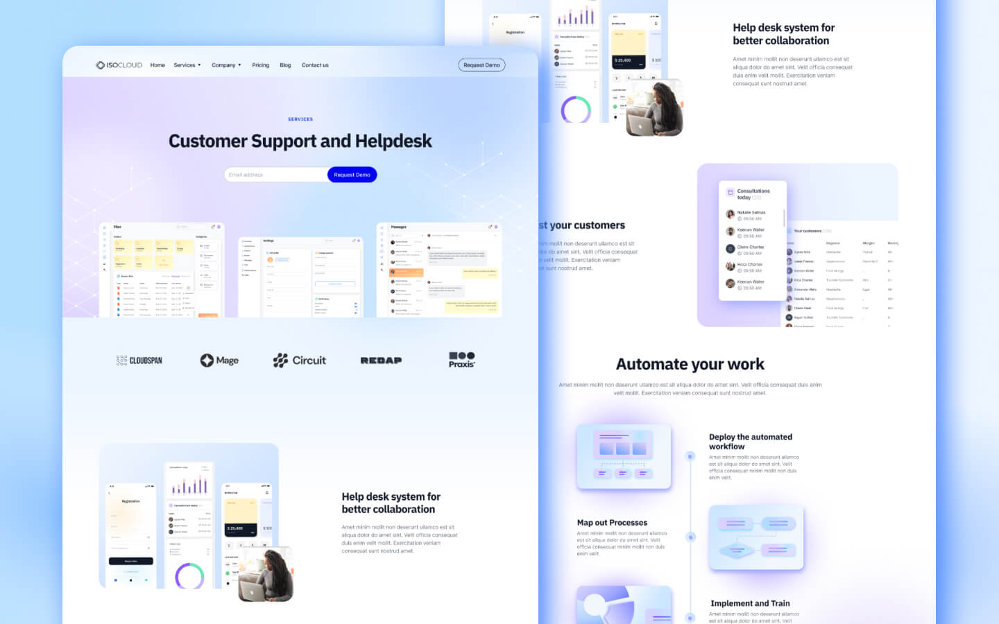 IsoCloud - SaaS HTML5 Responsive Website Template