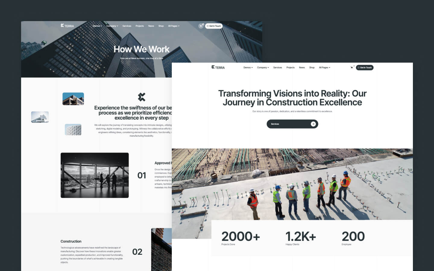 Terra W - Construction HTML5 Responsive Website Template