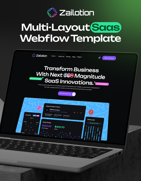 Zailotion - SaaS HTML5 Responsive Website Template