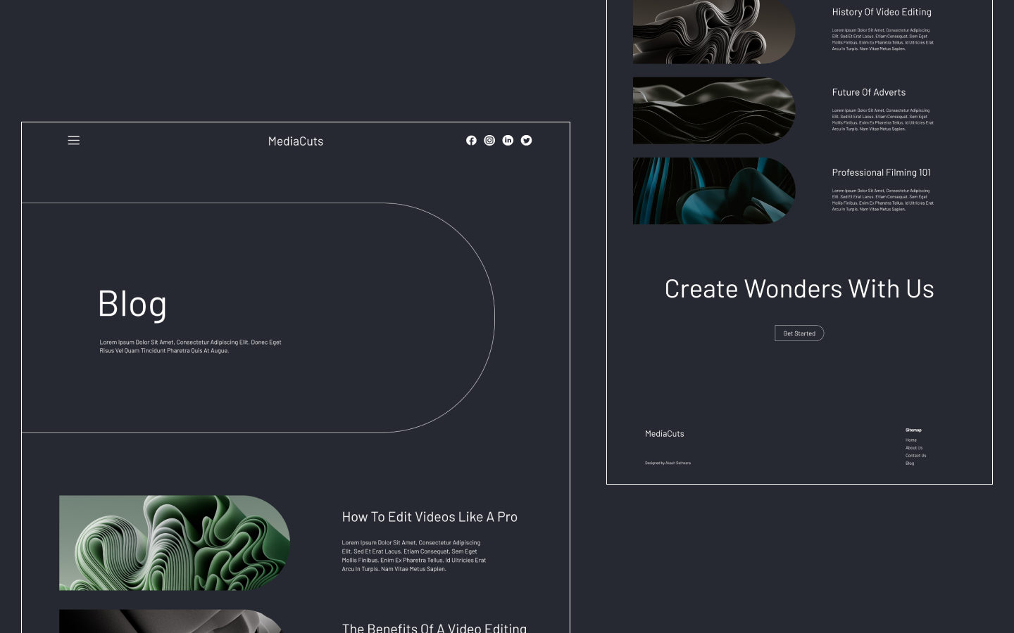 MediaCuts - Agency HTML5 Responsive Website Template