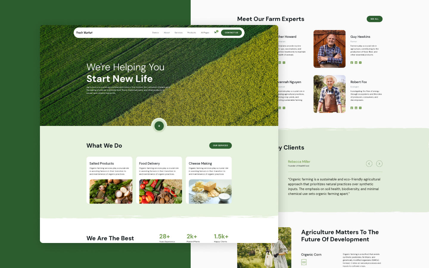 Fresh Market - Agriculture HTML5 Responsive Website Template