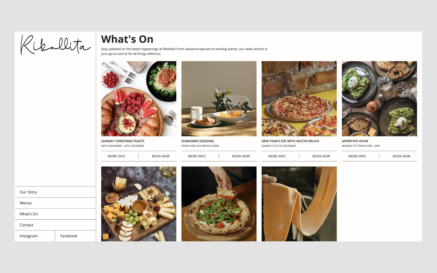 Ribollita - Restaurant HTML5 Responsive Website Template