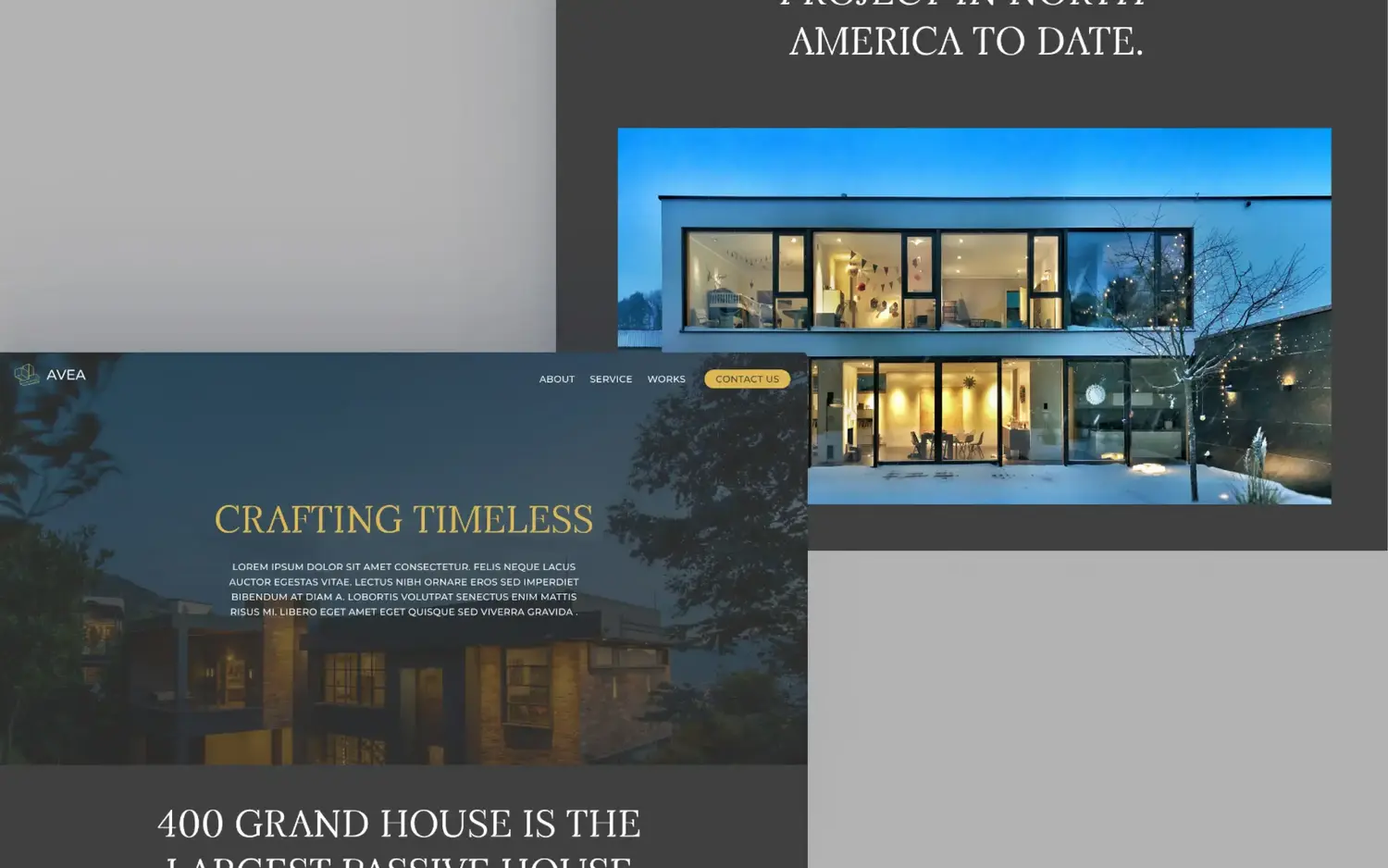 Avea - Architecture HTML5 Responsive Website Template