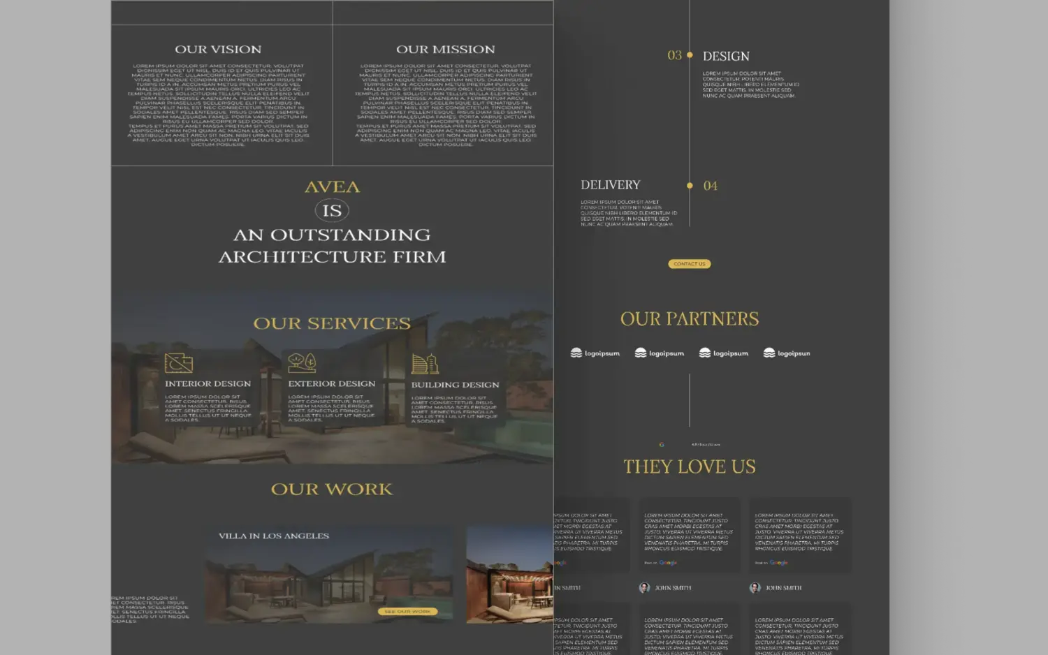 Avea - Architecture HTML5 Responsive Website Template