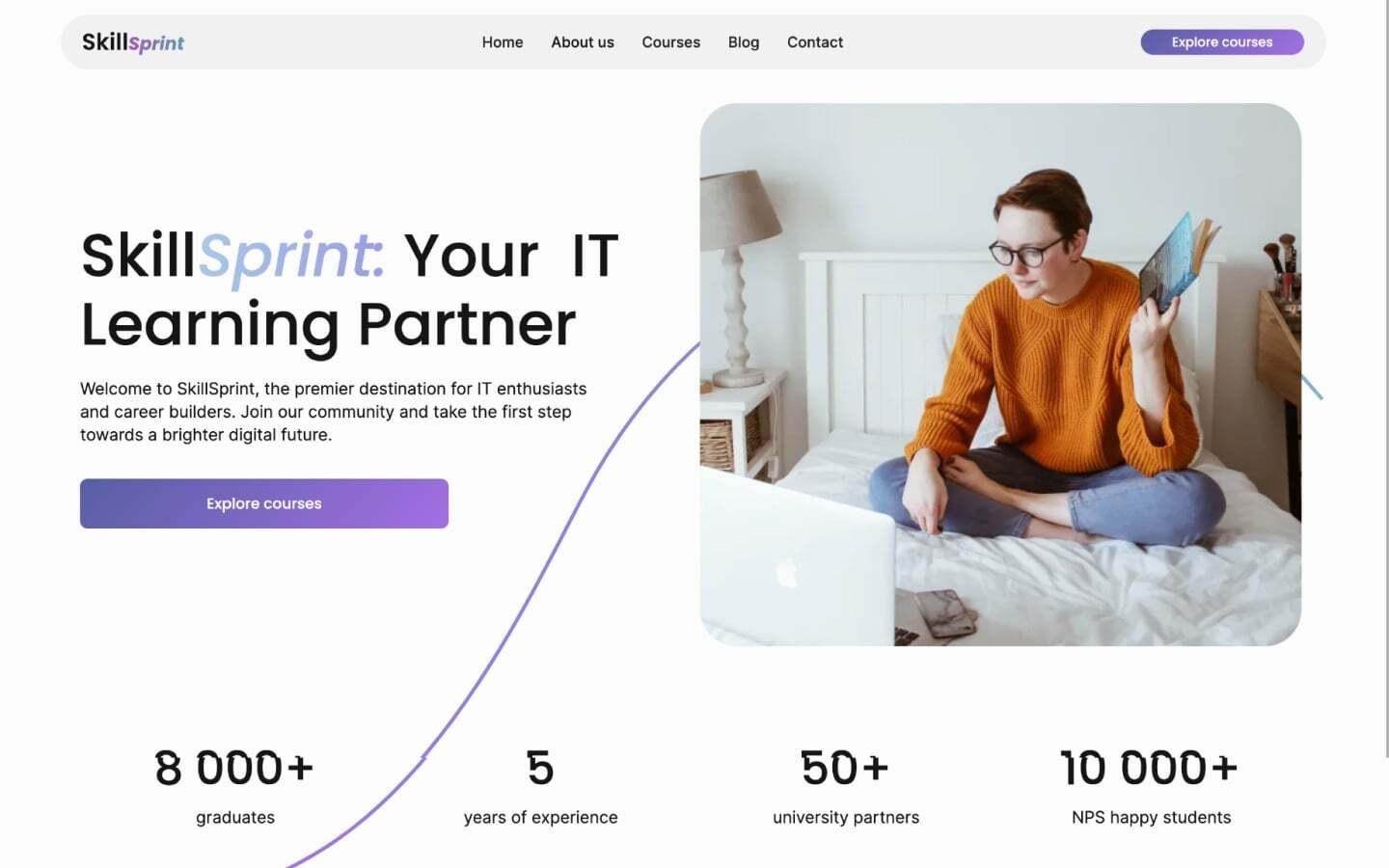 Skill Sprint - Learning HTML5 Responsive Website Template