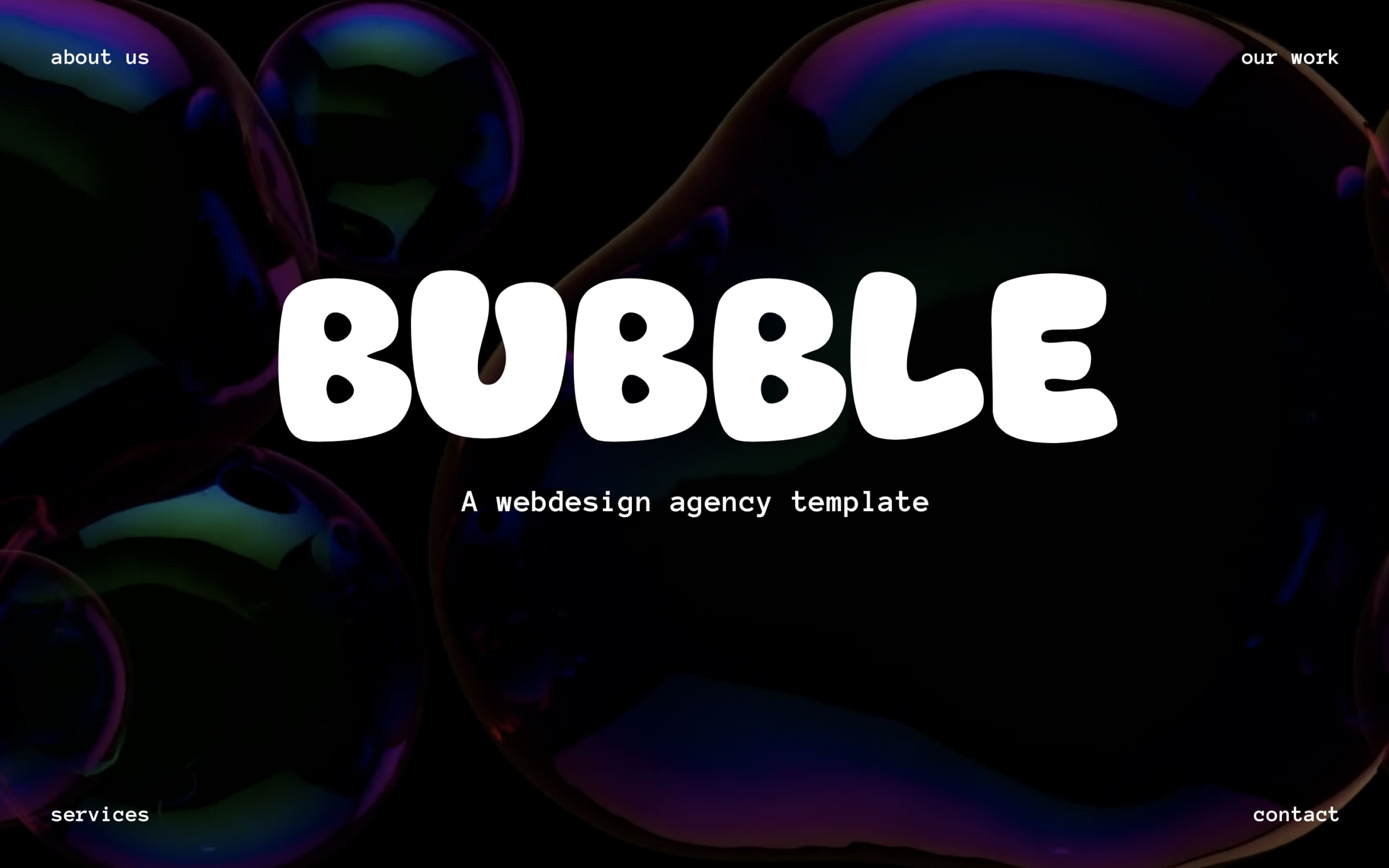 Bubble - Agency HTML5 Responsive Website Template