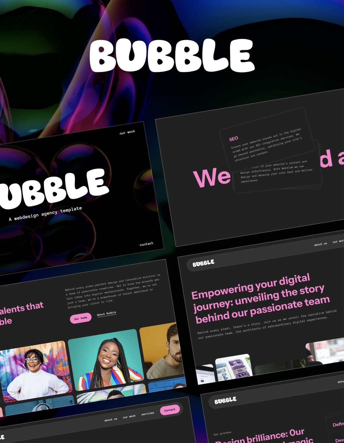 Bubble - Agency HTML5 Responsive Website Template