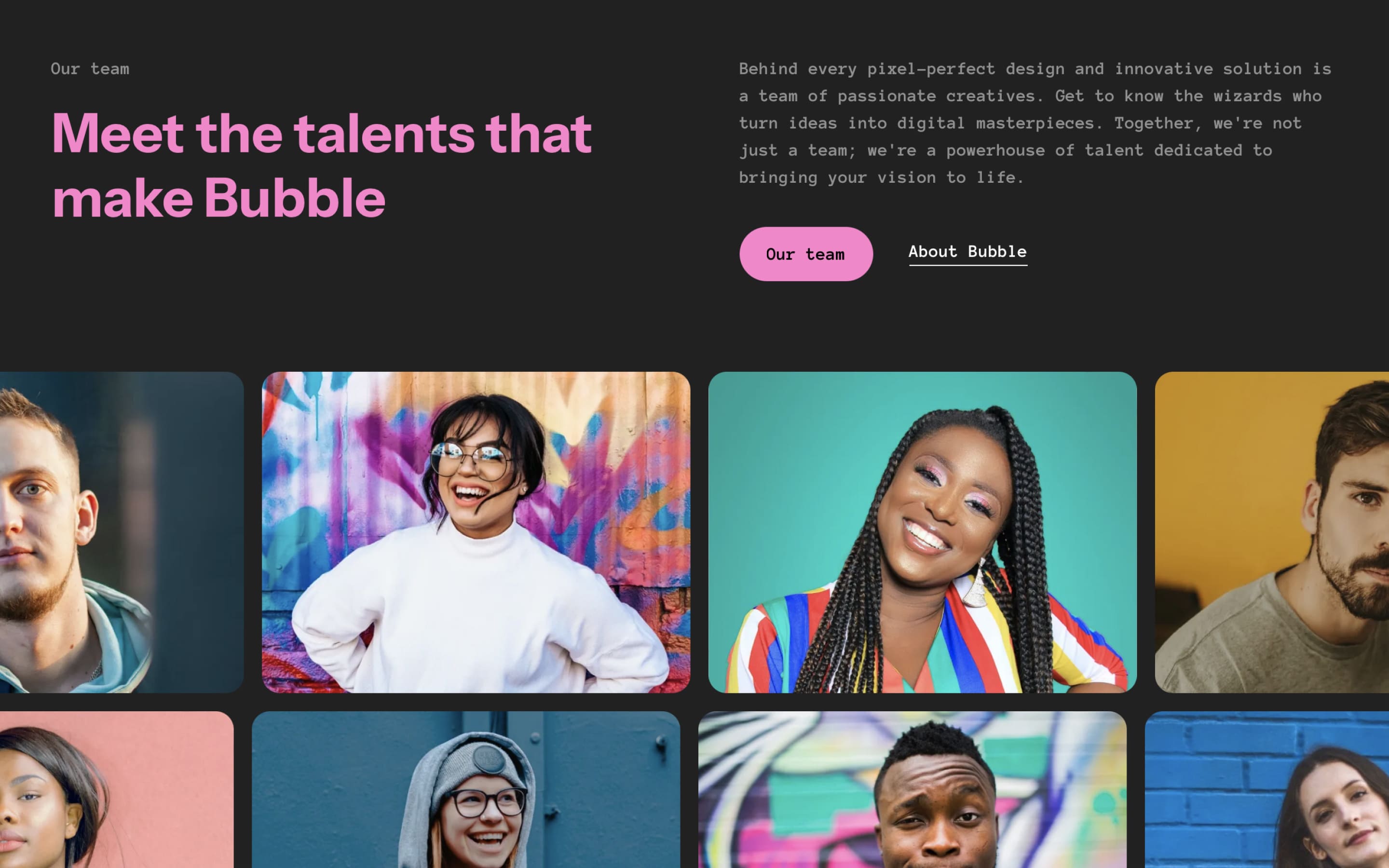 Bubble - Agency HTML5 Responsive Website Template