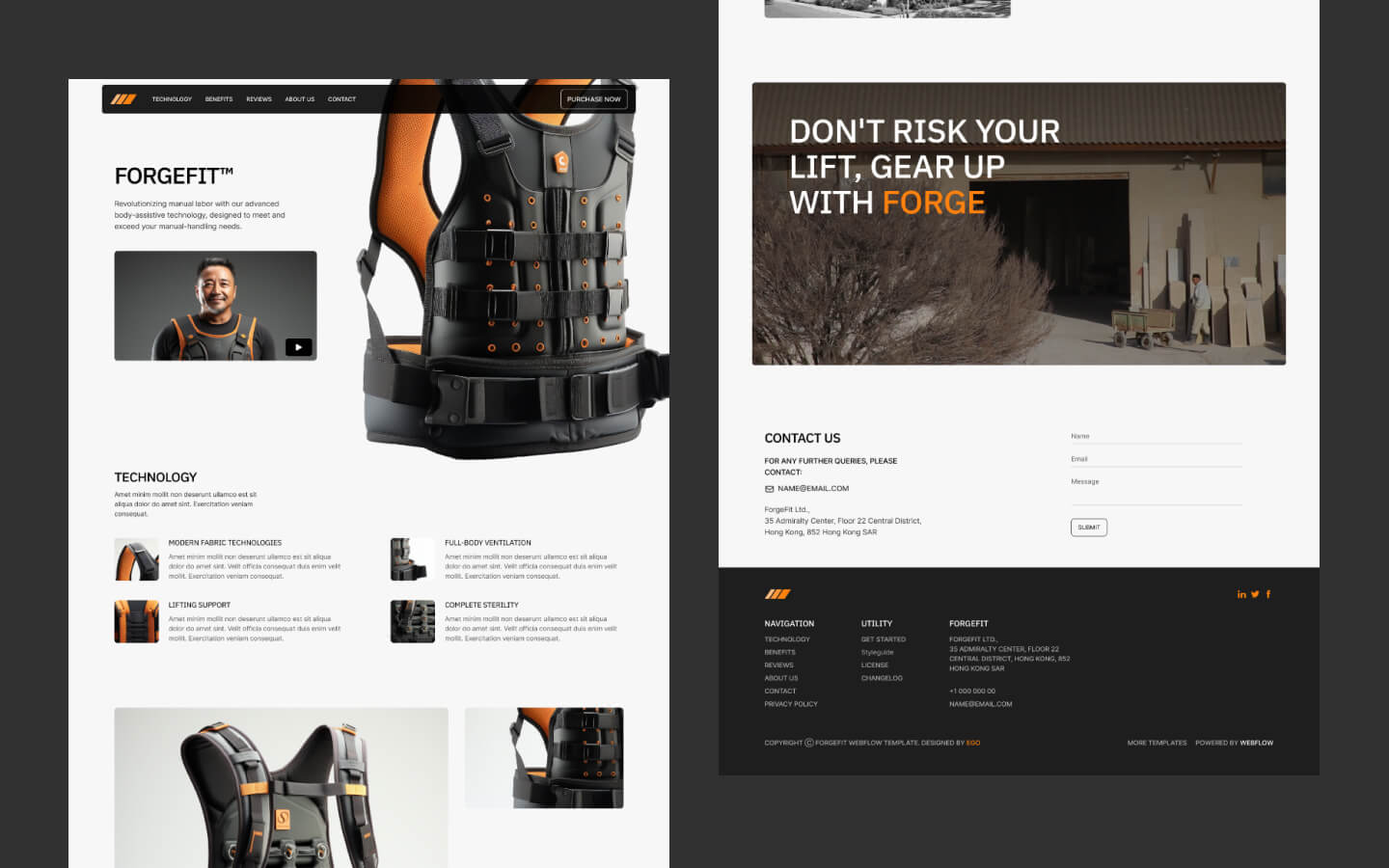 ForgeFit - Business HTML5 Responsive Website Template