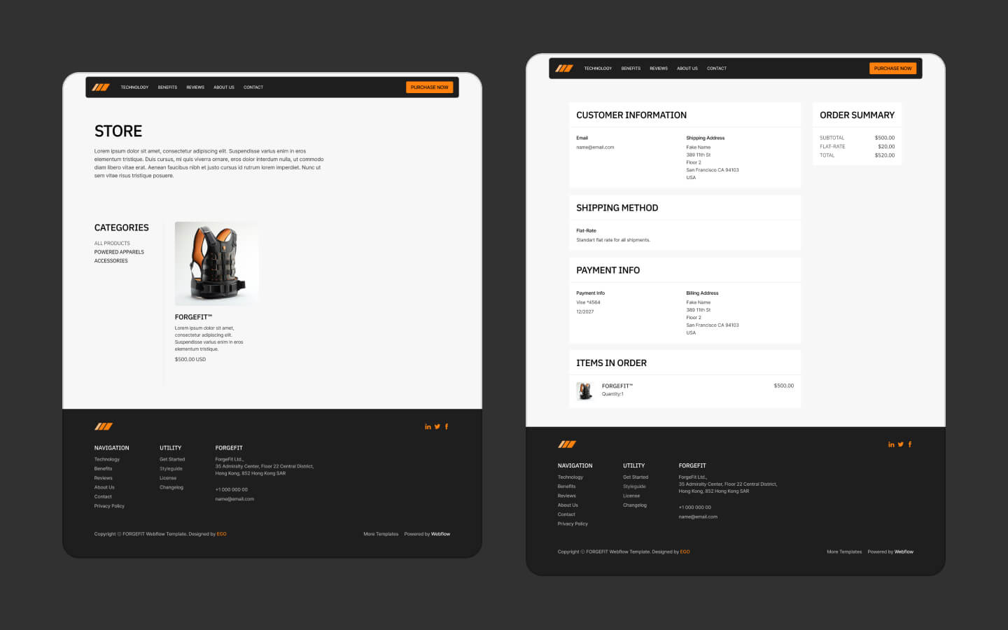 ForgeFit - Business HTML5 Responsive Website Template