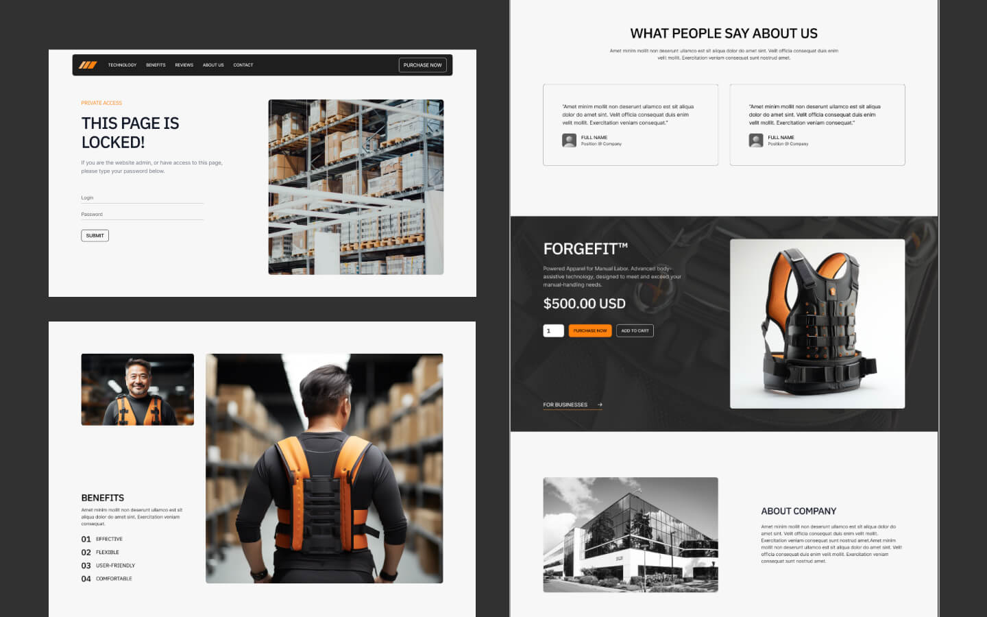 ForgeFit - Business HTML5 Responsive Website Template