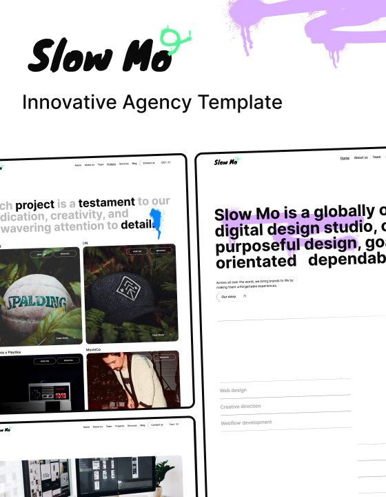 Slow Mo - Agency HTML5 Responsive Website Template