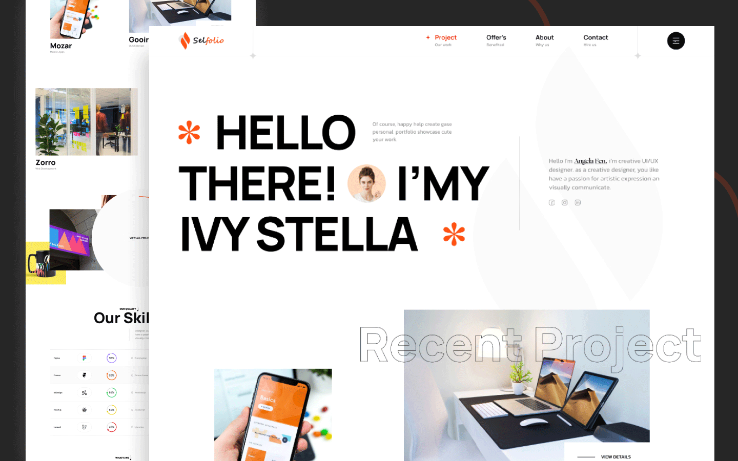 Selfolio - Personal HTML5 Responsive Website Template
