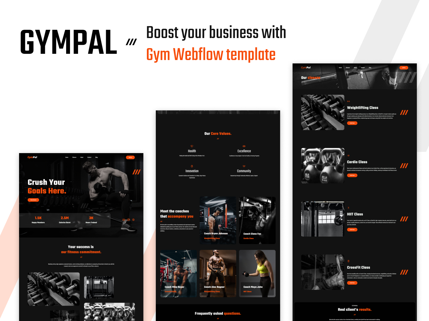 Gympal - Fitness HTML5 Responsive Website Template