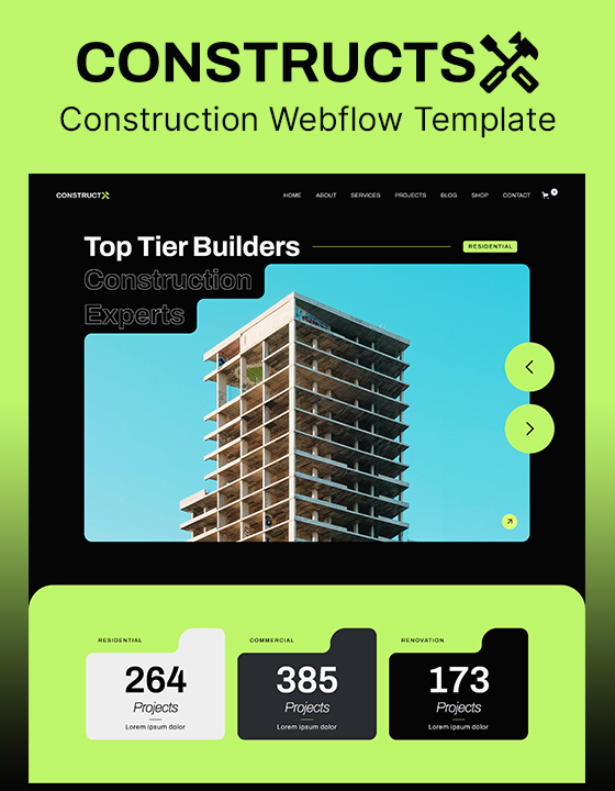 Constructs - Construction HTML5 Responsive Website Template