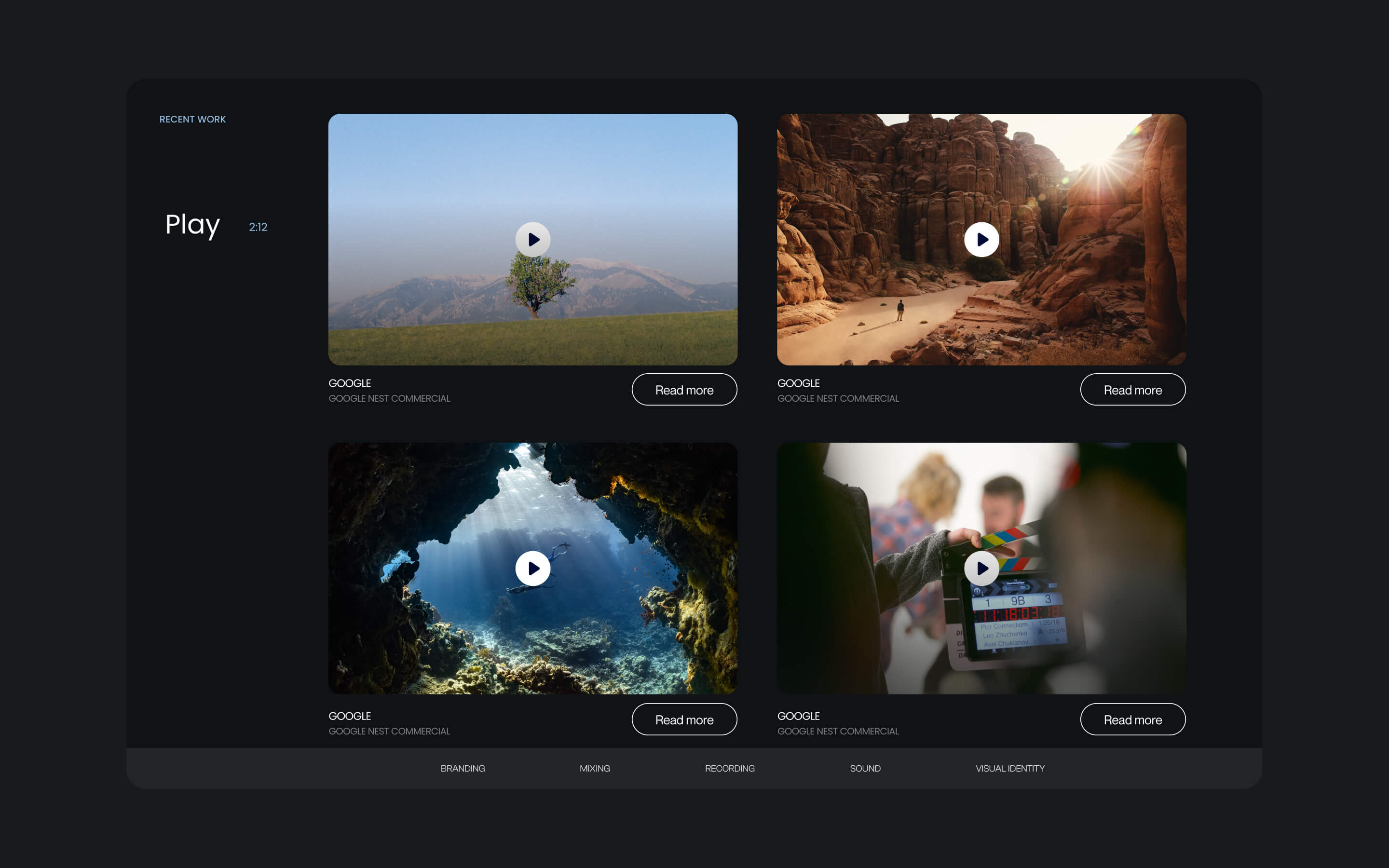 Motions - Video HTML5 Responsive Website Template