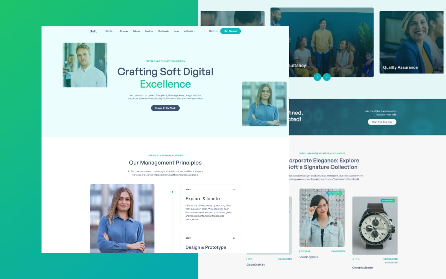 Soft 128 - Software HTML5 Responsive Website Template