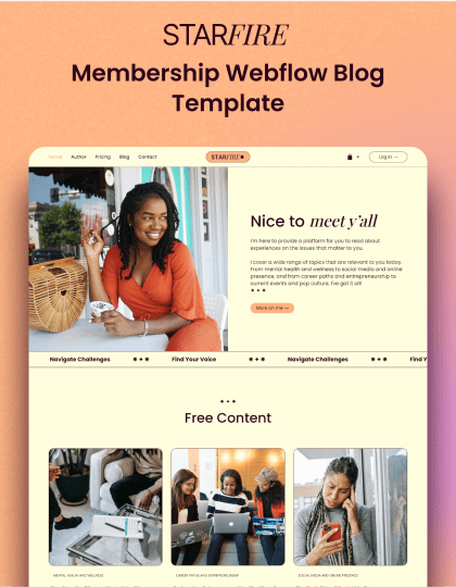 Starfire - Blog HTML5 Responsive Website Template