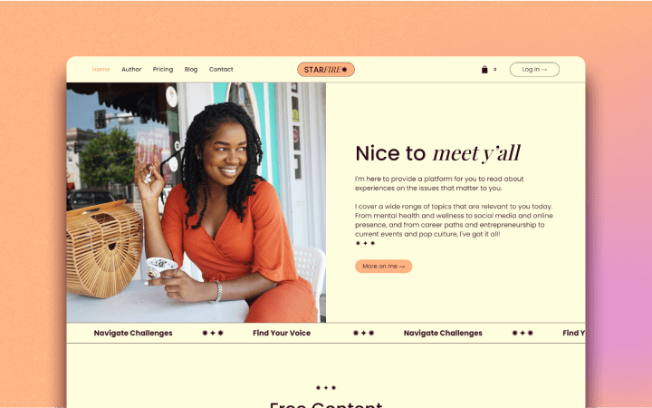 Starfire - Blog HTML5 Responsive Website Template