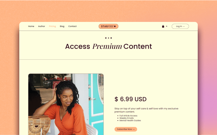Starfire - Blog HTML5 Responsive Website Template
