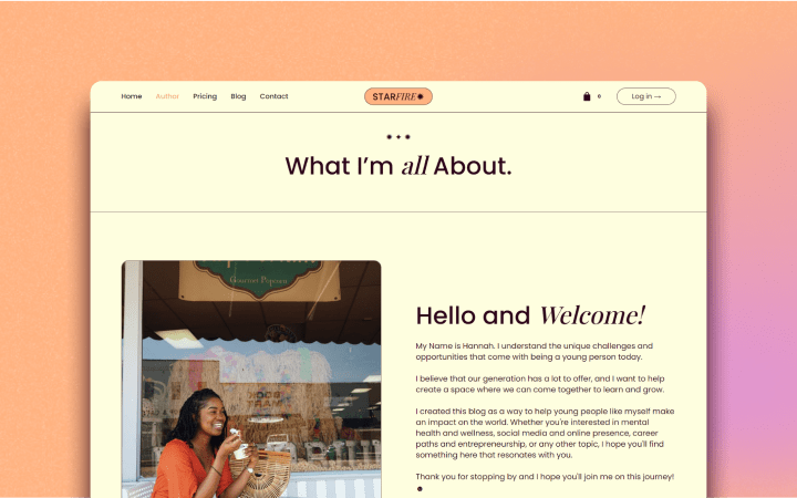 Starfire - Blog HTML5 Responsive Website Template