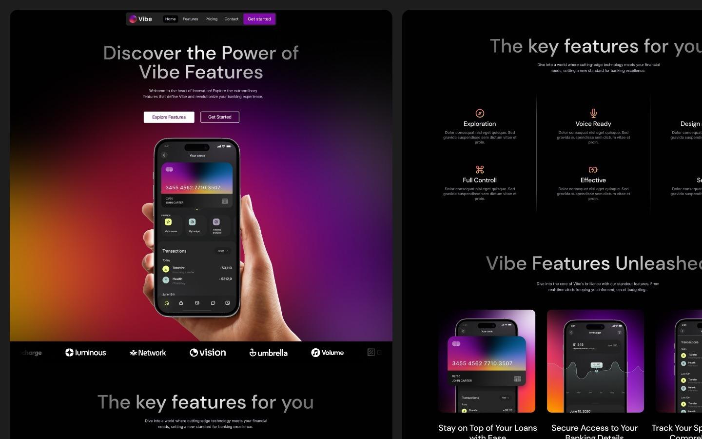 Vibe - App HTML5 Responsive Website Template