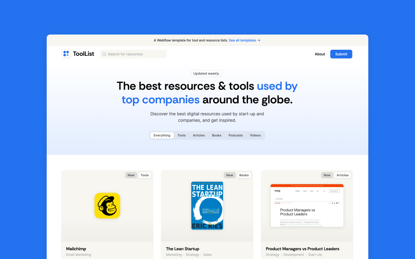 ToolList - Technology HTML5 Responsive Website Template