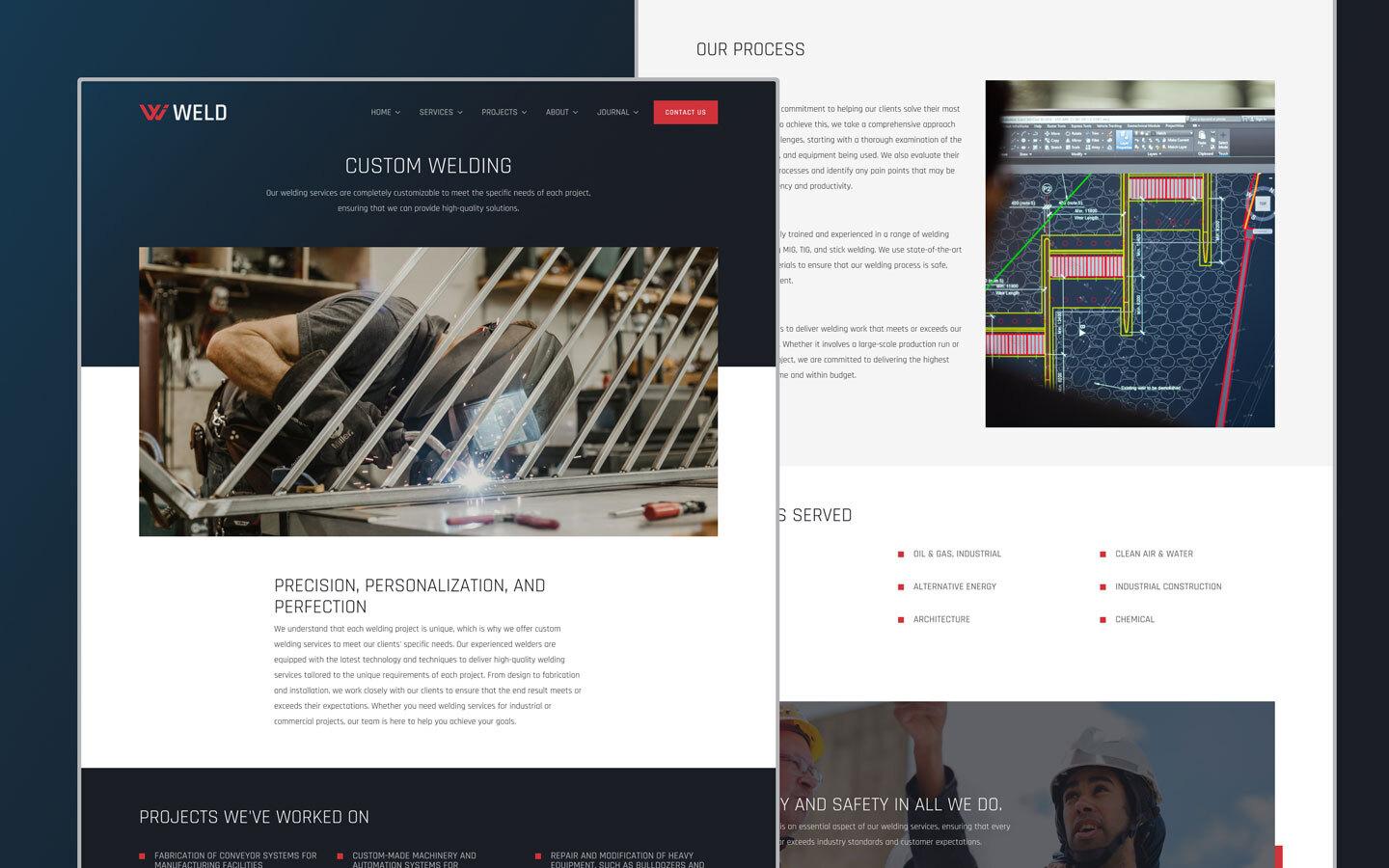 Weld - Construction HTML5 Responsive Website Template