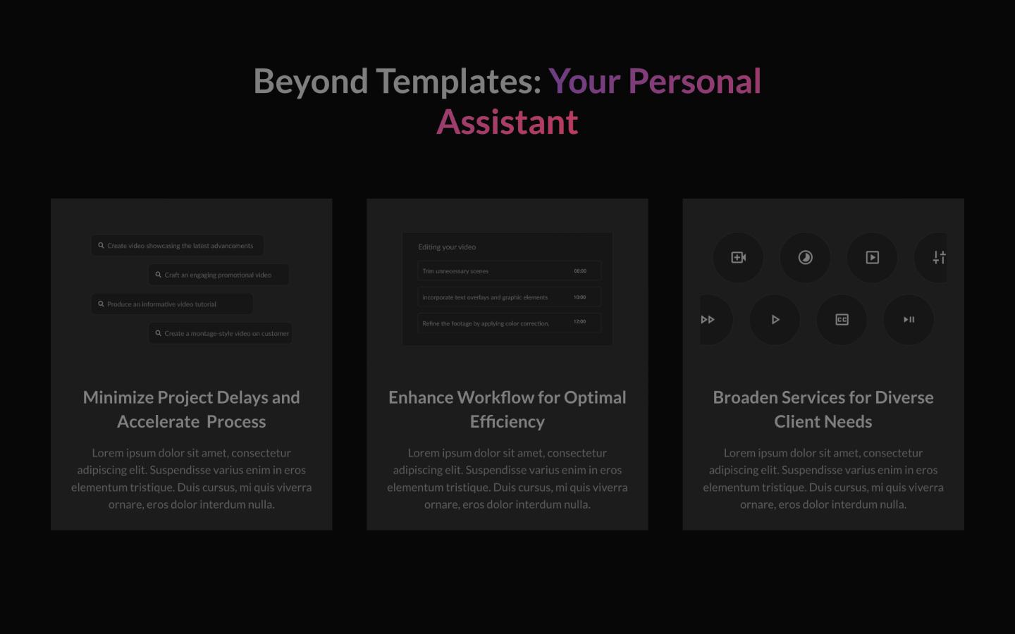 Ai Videeo - SaaS HTML5 Responsive Website Template