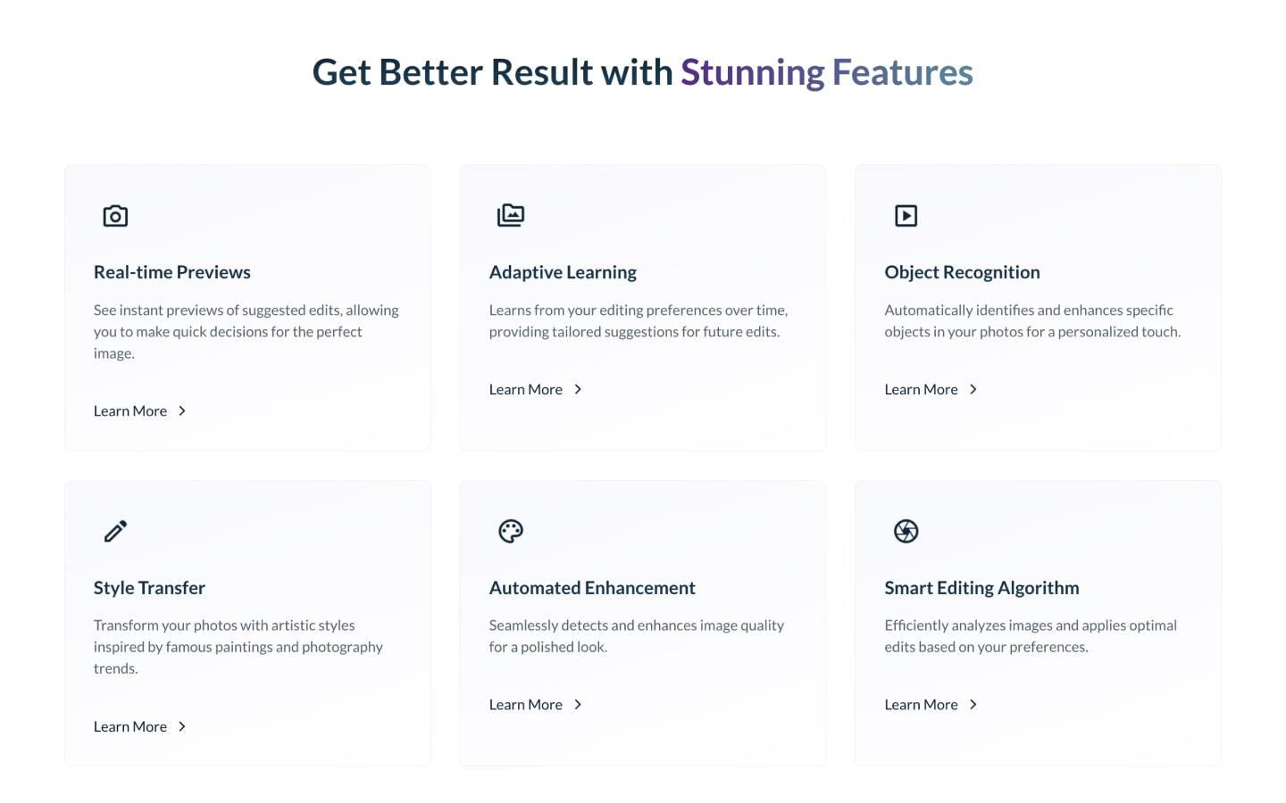 Ai Image - SaaS HTML5 Responsive Website Template