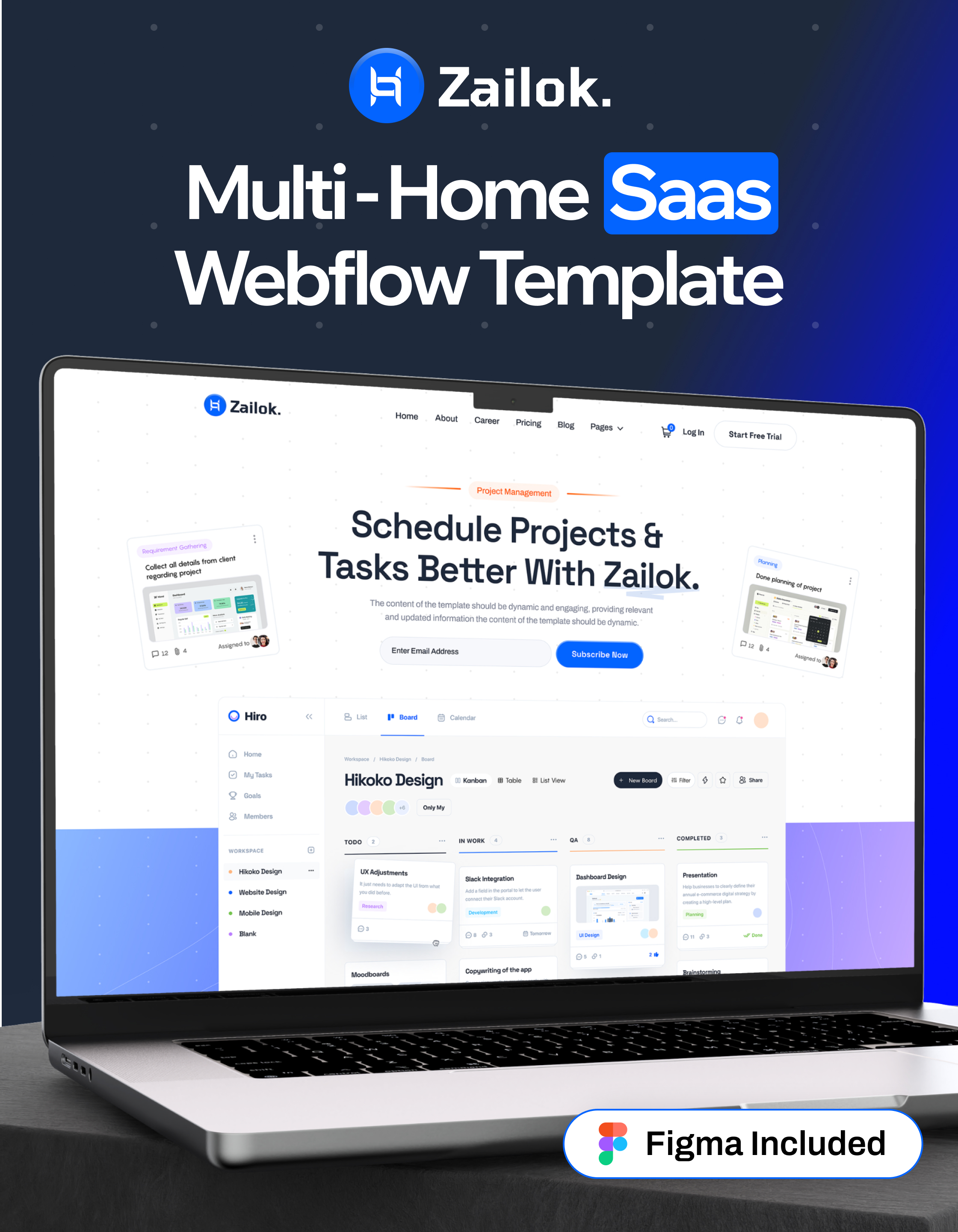 Zailok - SaaS HTML5 Responsive Website Template