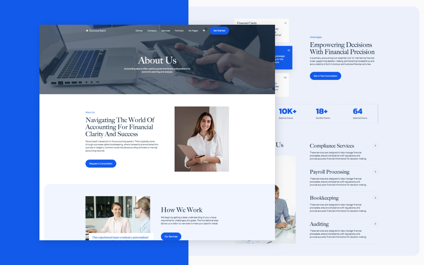 Accountant 128 - Accounting HTML5 Responsive Website Template