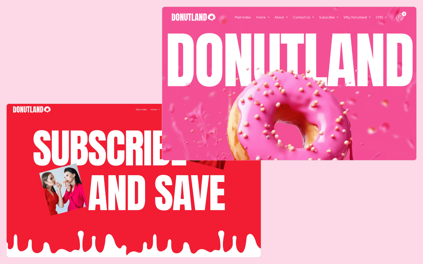 Donutland - Food HTML5 Responsive Website Template