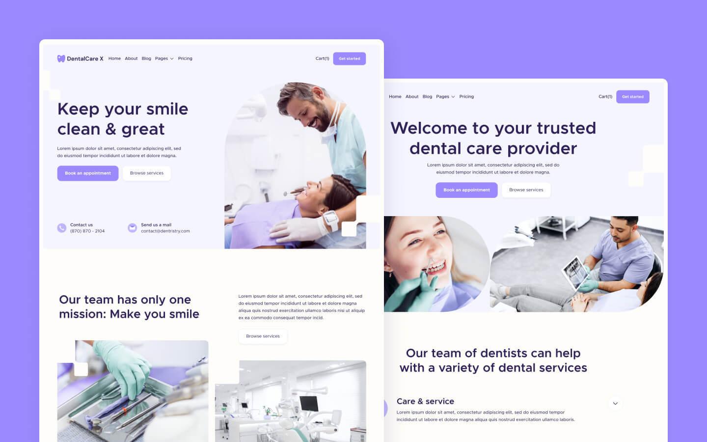 DentalCare X - Dentist HTML5 Responsive Website Template