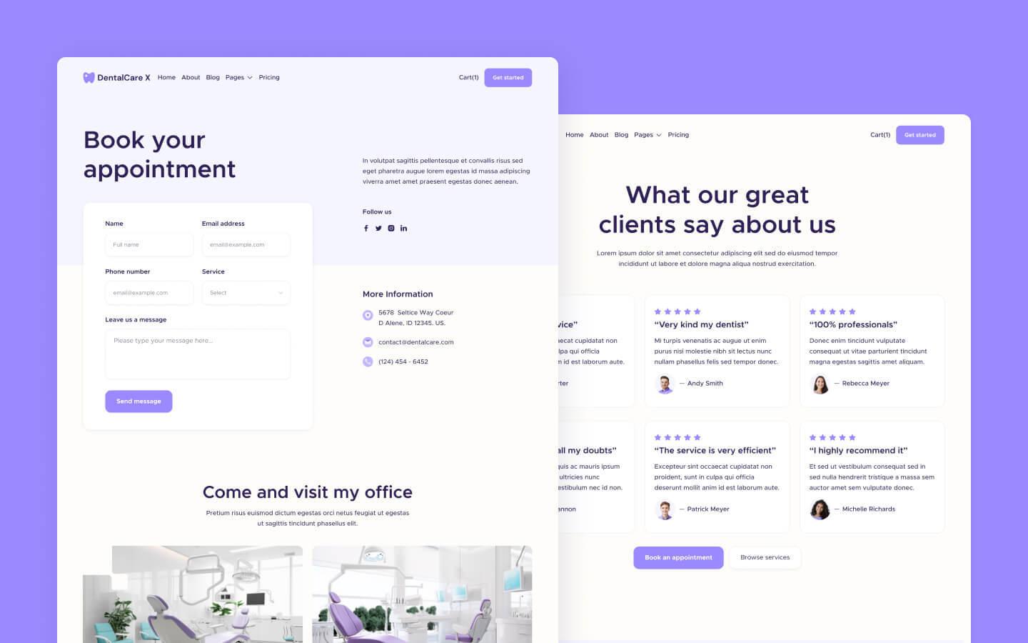 DentalCare X - Dentist HTML5 Responsive Website Template