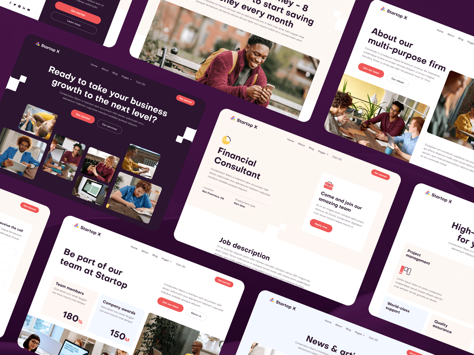 Startop X - Startup HTML5 Responsive Website Template