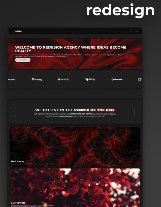 Redesign - Agency HTML5 Responsive Website Template