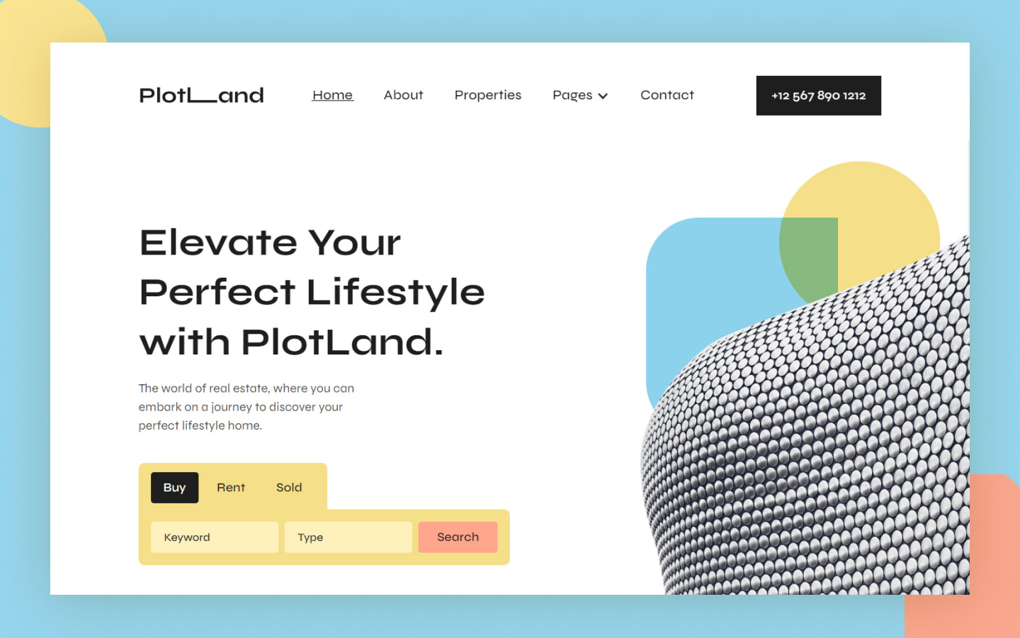 PlotLand - Real Estate HTML5 Responsive Website Template