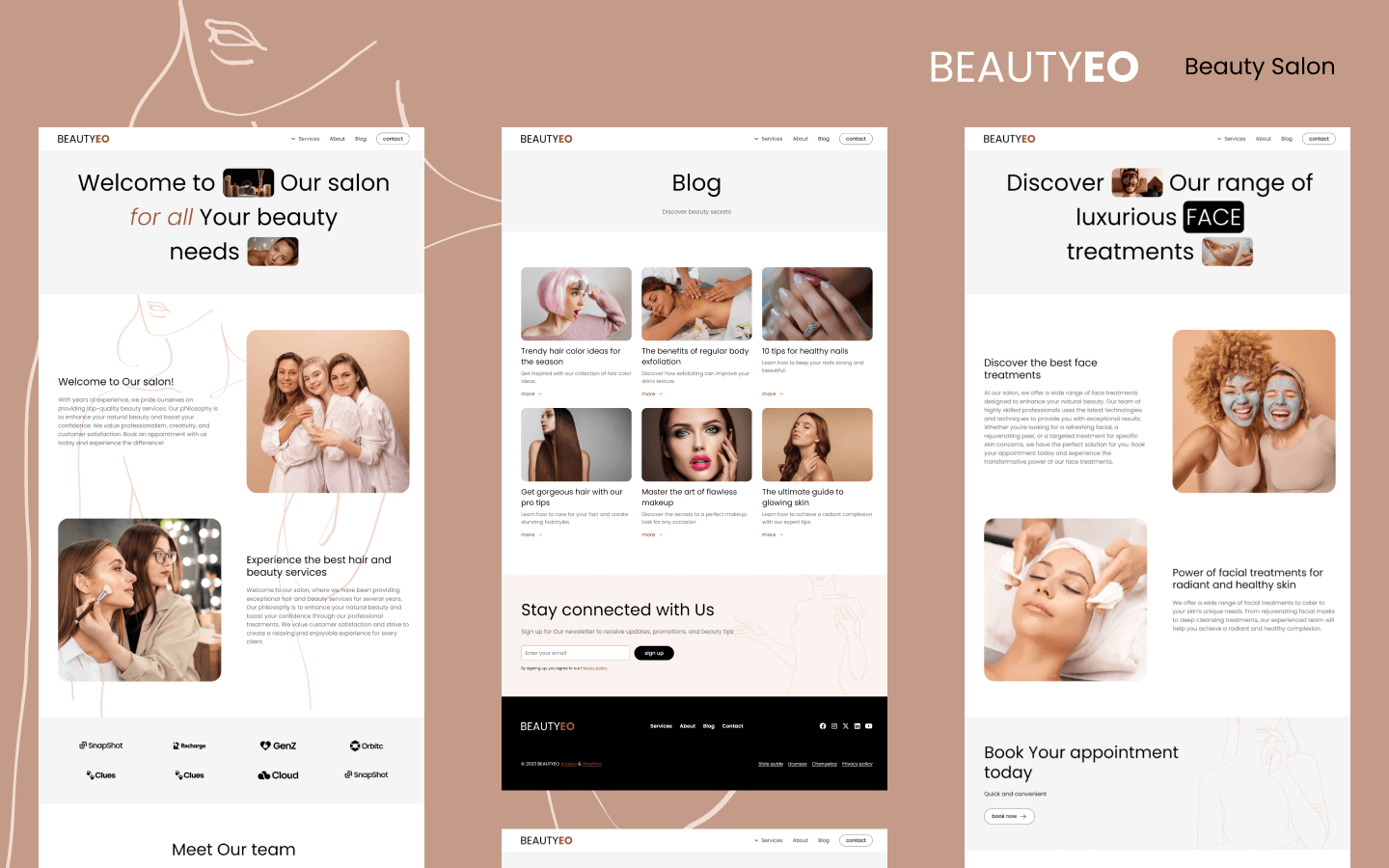 Beautyeo - Beauty HTML5 Responsive Website Template