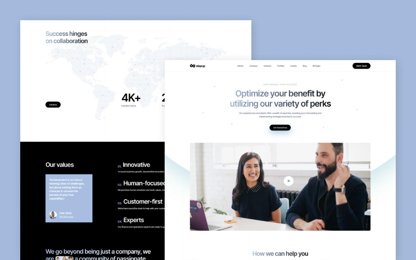 Stepup - Consulting HTML5 Responsive Website Template