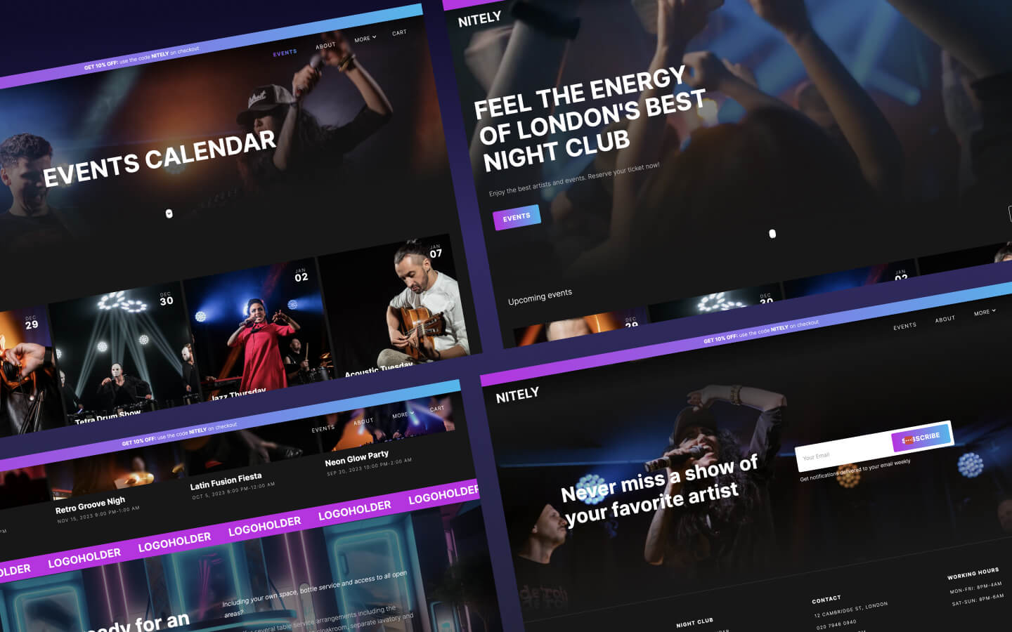 Nitely - Event HTML5 Responsive Website Template